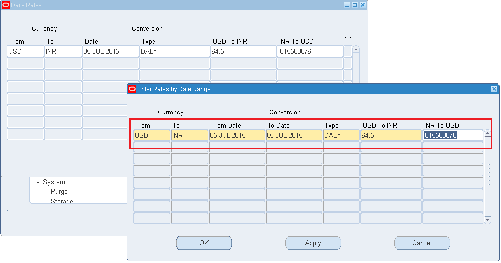 How to Delete data from GL Daily Rates table | Oracle Apps