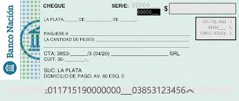 Profe Moraca: EL CHEQUE