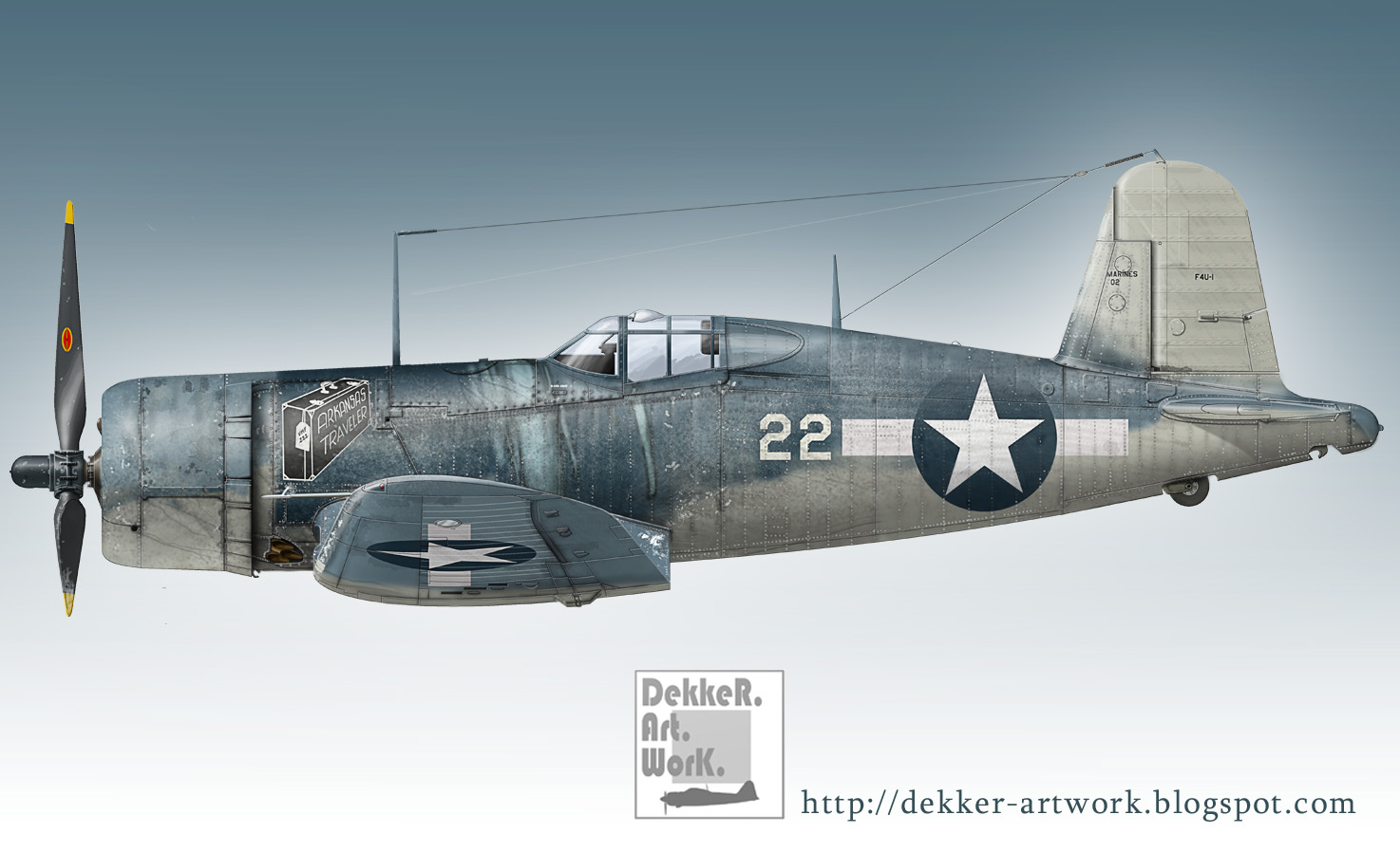 Oldsarges Aircraft Model blog: F4U drawings by DekkeR.