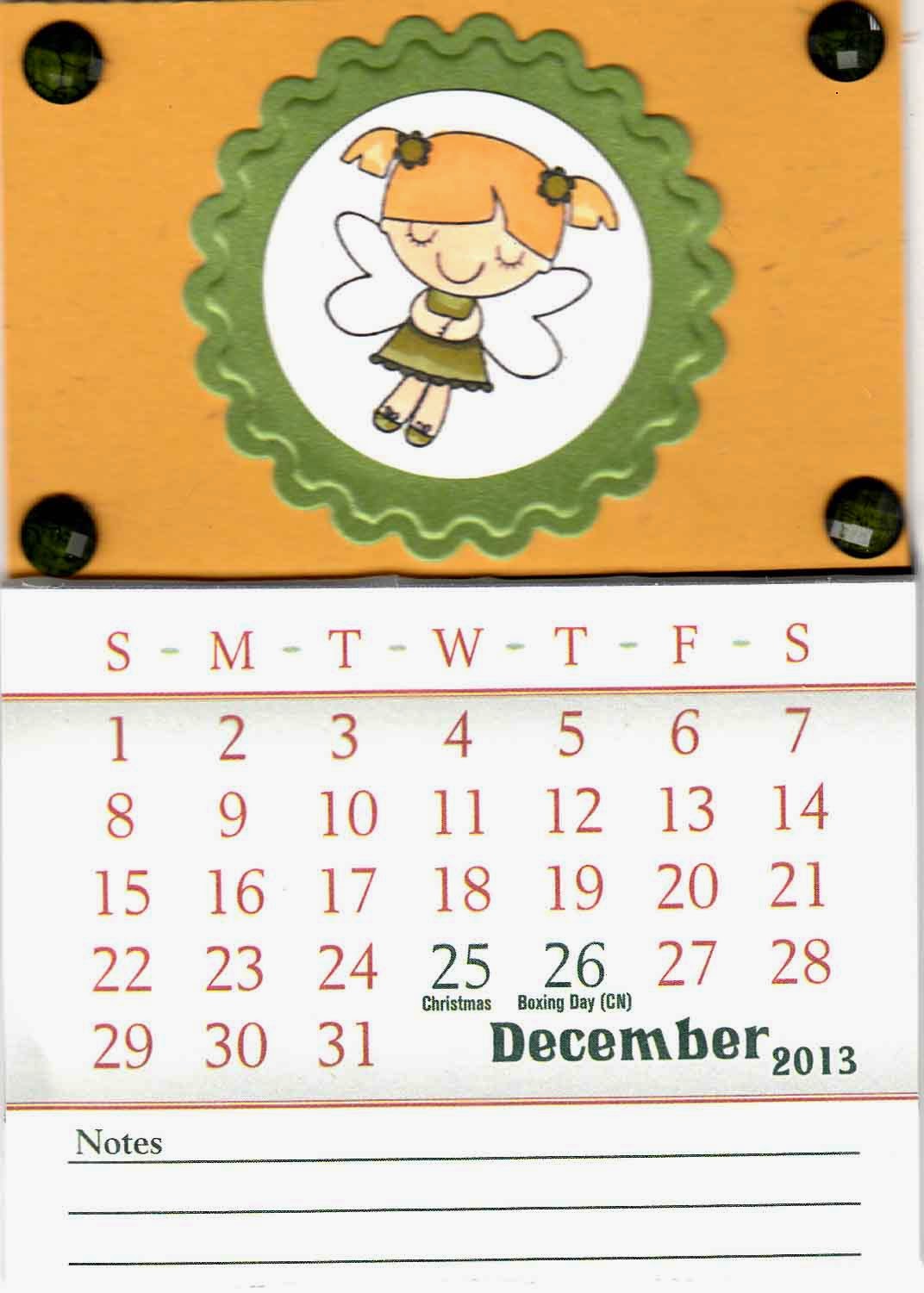 Holley's Blog: Cute Little Calendars