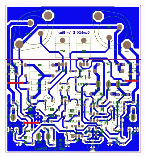 ESPRITAUDIO: QUAD 405 Vintage Current Dumping Amplifier 100W My DIY Project