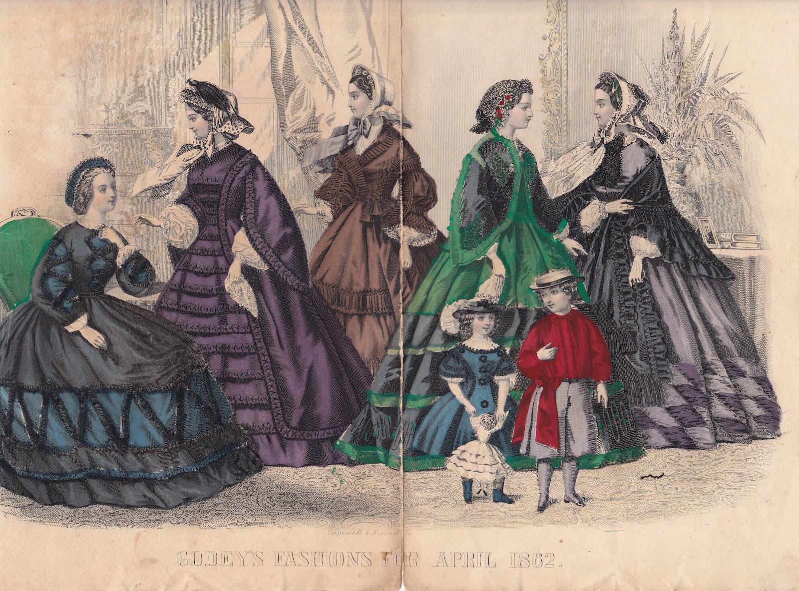 MJ Ornaments: Godey's Lady's Book 1862