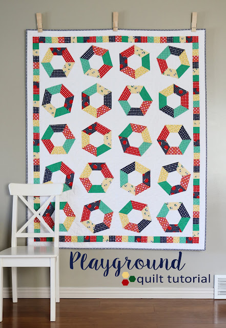 A Bright Corner: Sunnyside Ave Fabrics + Playground Quilt Tutorial