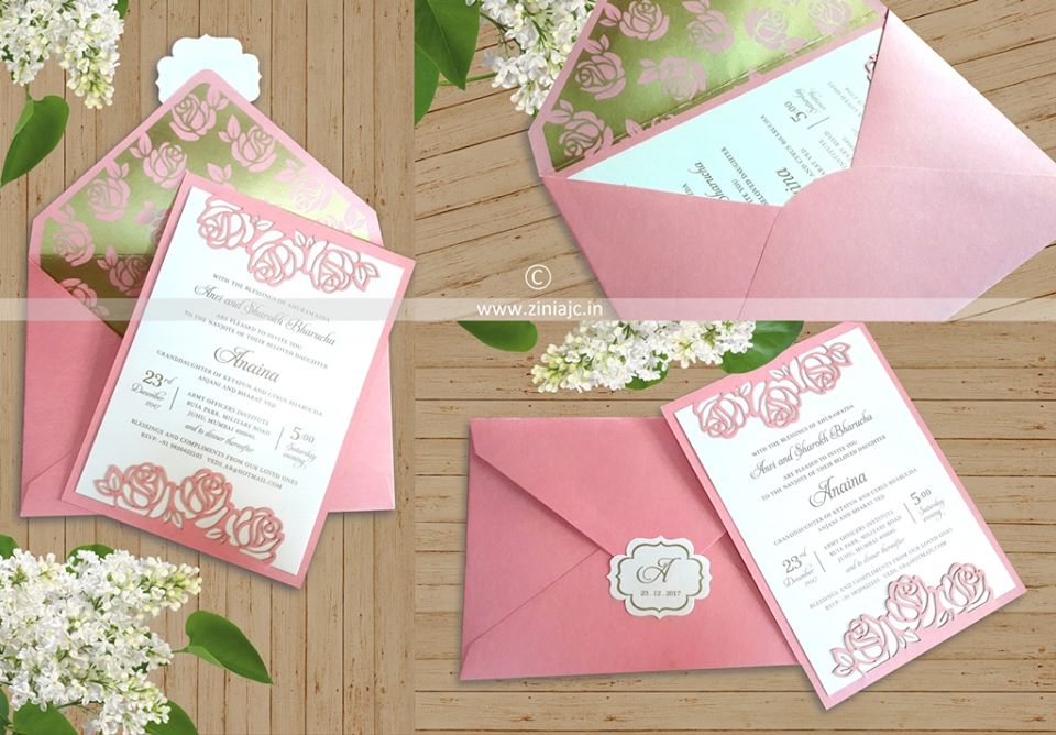 ZINIA JC : Navjote Invitation Card Designs By Zinia JC For The Parsi ...