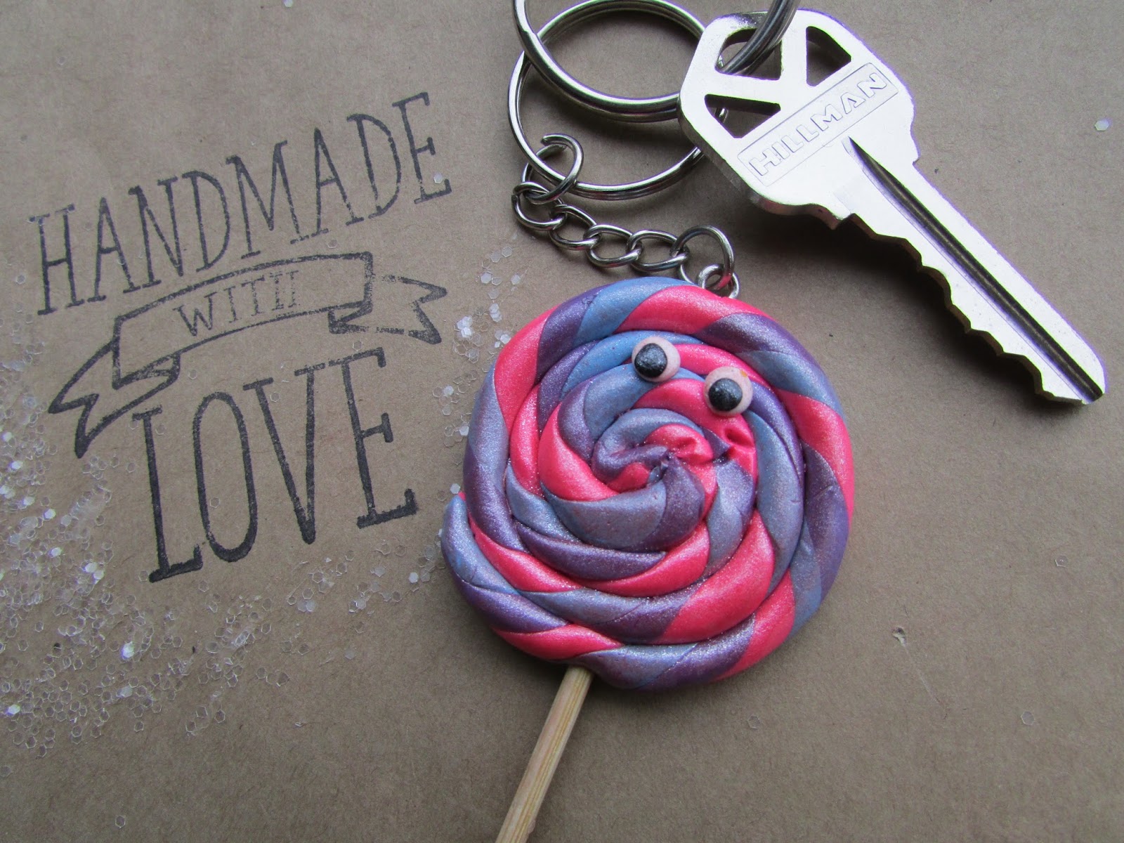 Samantha's Sweets and Sam's Sweet Art: Funny Keychains!
