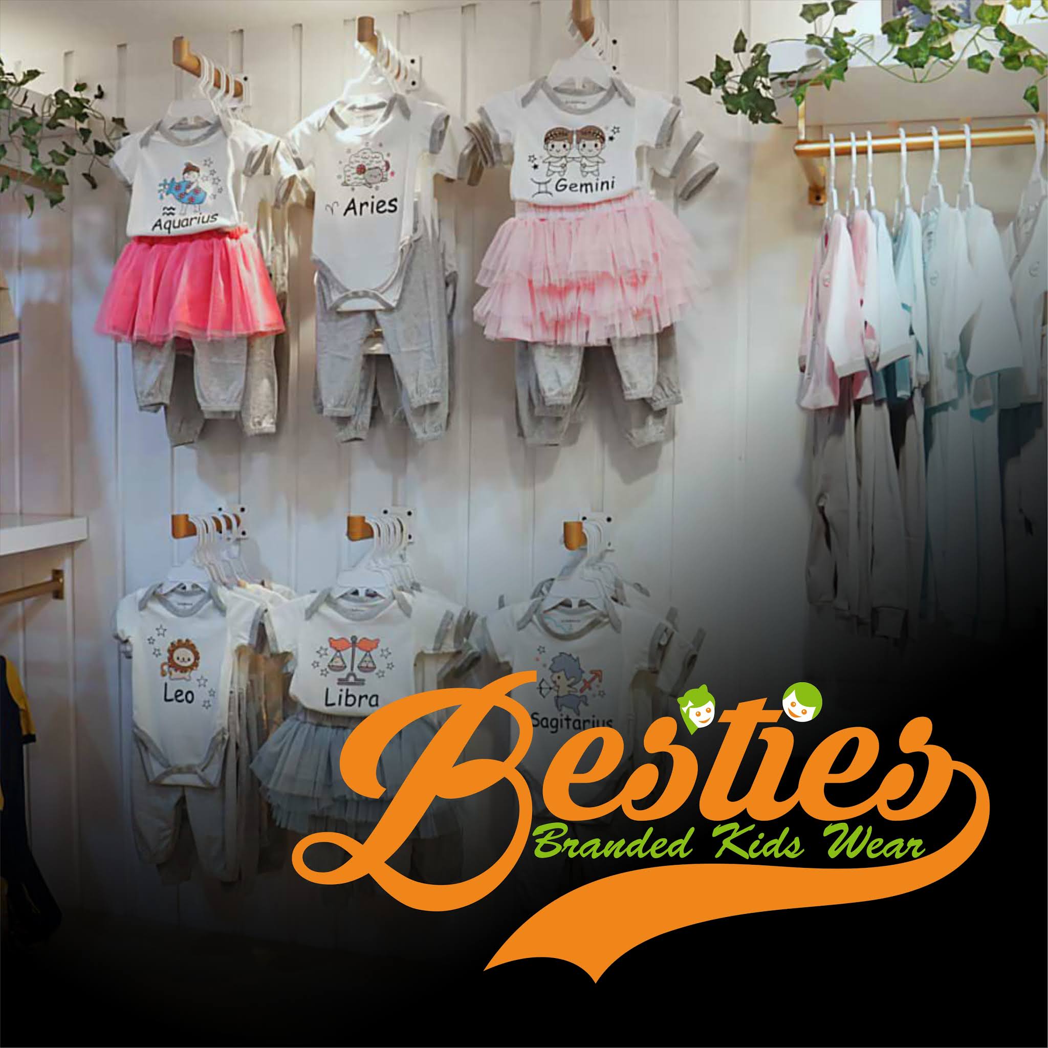 Besties Branded Kids Wear Logo Vector - Wayan Frengky