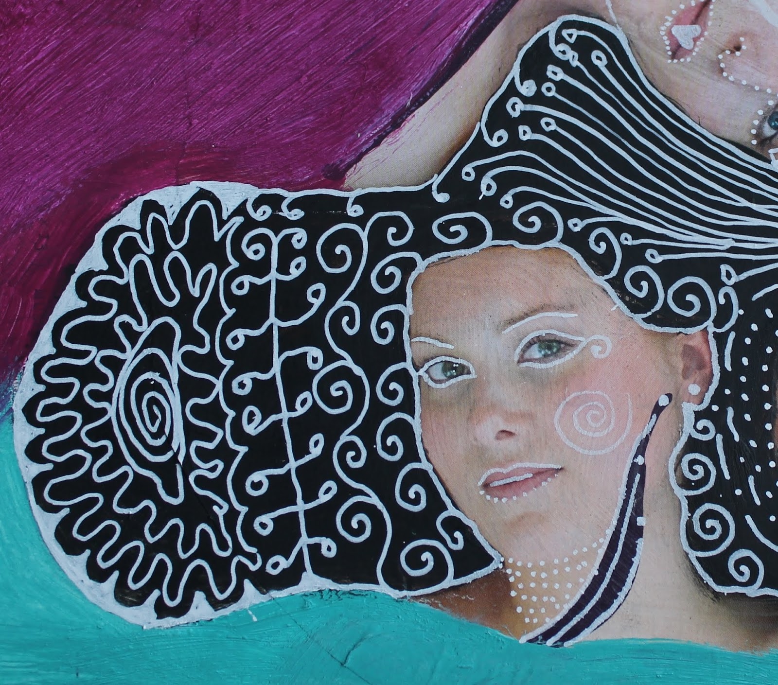 All of Me: White pen patterning