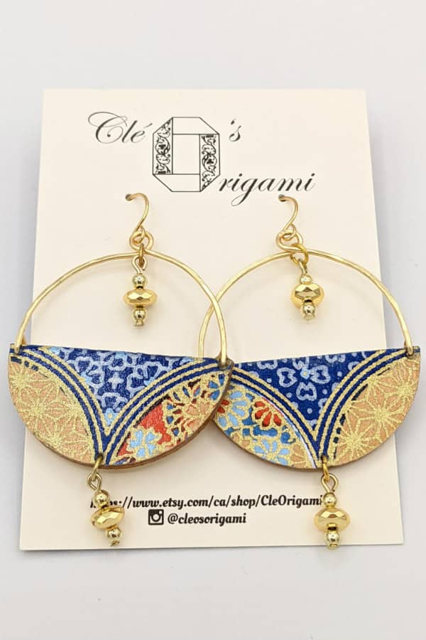 Creative and Appealing Paper Earrings - Cléo's Origami