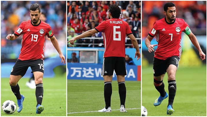 Football teams shirt and kits fan: Egypt WC 2018 Home Kits