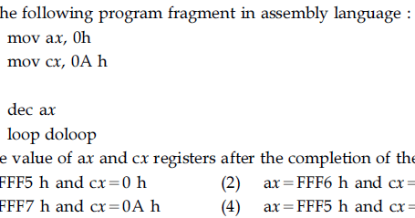 COMPUTER SCIENCE MCQS: Consider the following program fragment in ...