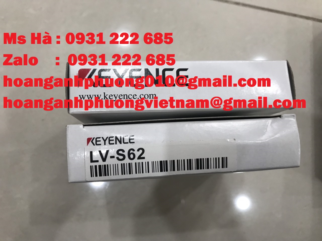 Thiết bị điện - Tự động hóa công nghiệp: Cảm biến laser keyence LV-S62 nhập khẩu trực tiếp