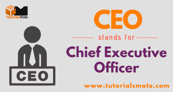 CEO Full Form: What is the full form of CEO? - TutorialsMate