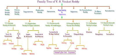ap cm ysr: ysr family tree