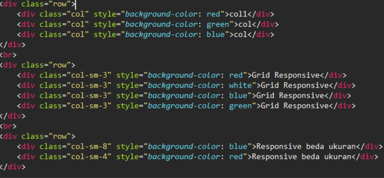 Tutorial Bootstrap Part 2 : Grid Bootsrap - Code Solusi