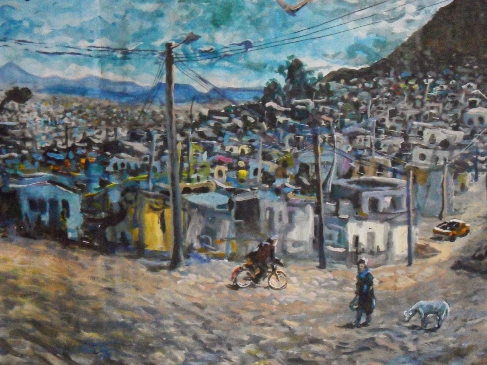 Pinturas de barrio de Cesar Barrientos: Obras de 2010