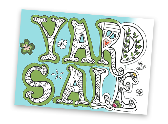 She had me at "Free Printable Yard Sale Sign Download " | Craigslist ...