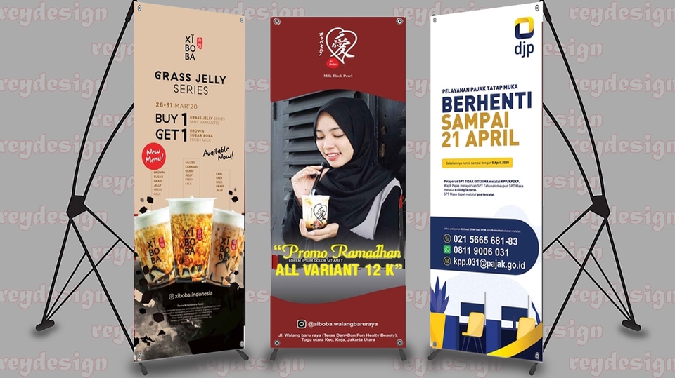 CETAK X BANNER / Roll Up BANNER MURAH - PERCETAKAN 24 JAM