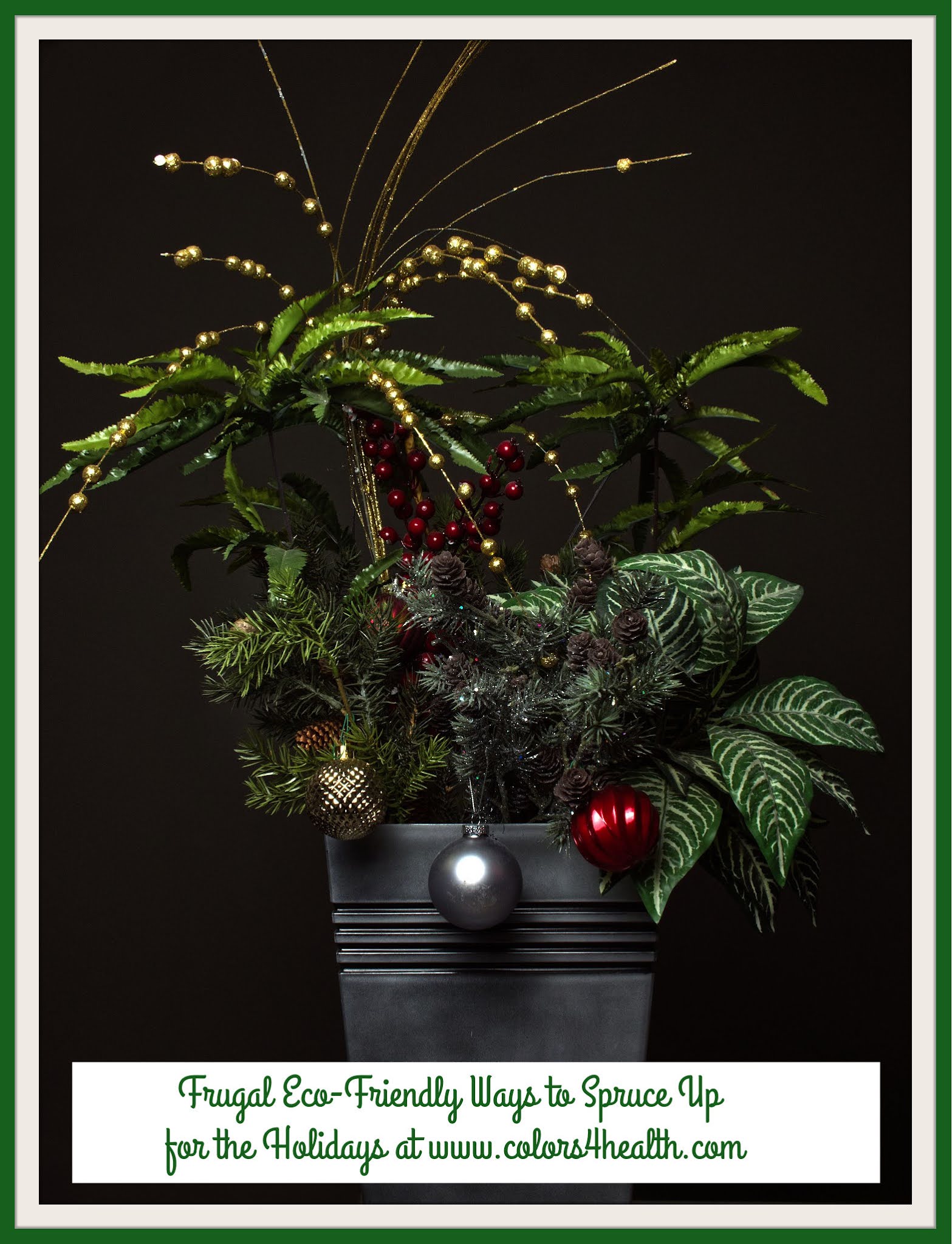 Colors 4 Health: Frugal Eco-Friendly Ways to Spruce Up for the Holidays