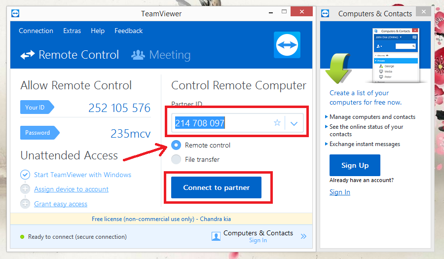 Komunikasi Data: Transfer File Menggunakan Aplikasi TeamViewer