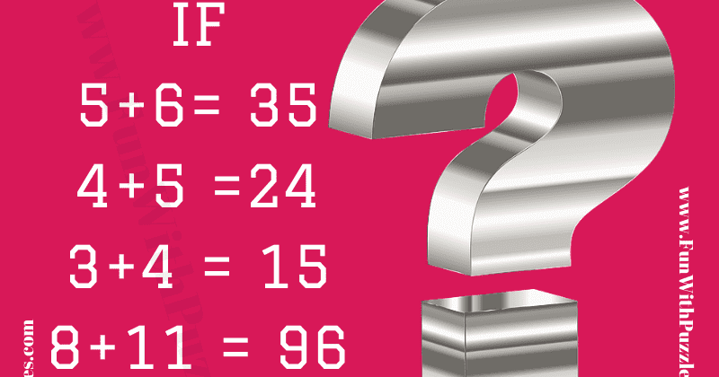 Maths Reasoning Number Puzzle Question with Answer