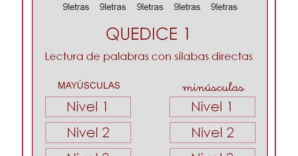 mecomunicoAL: LECTURA DE PALABRAS CON SÍLABAS DIRECTAS