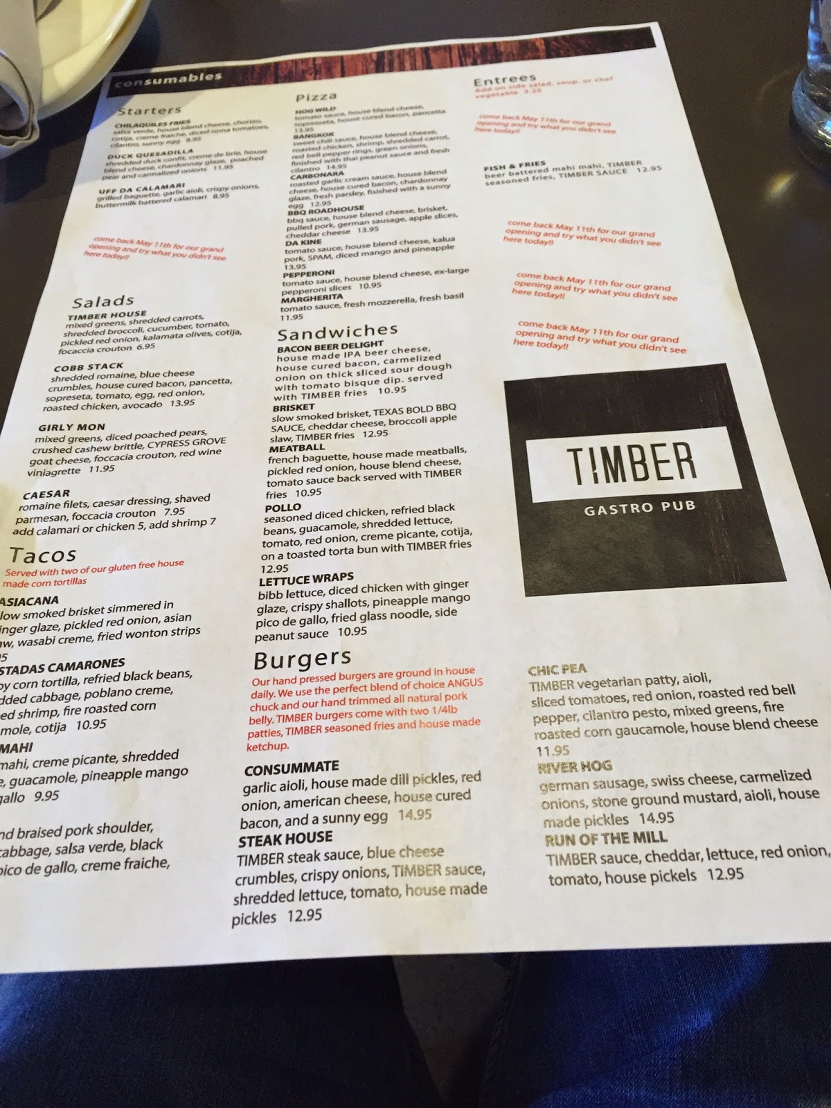 Inland Northwest Business Watch: New restaurant review- Timber Gastro Pub