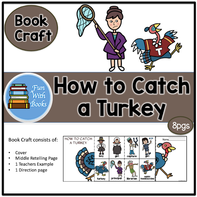 HOW TO CATCH A TURKEY BOOK CRAFT ~ Book Units by Lynn