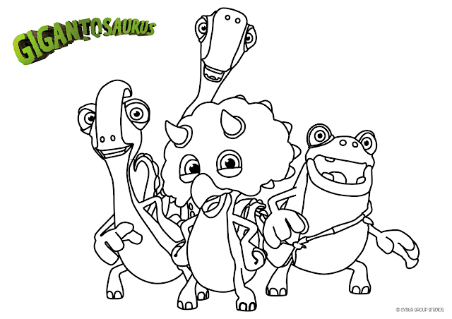 Gigantosaurus on Disney Junior Free Printables