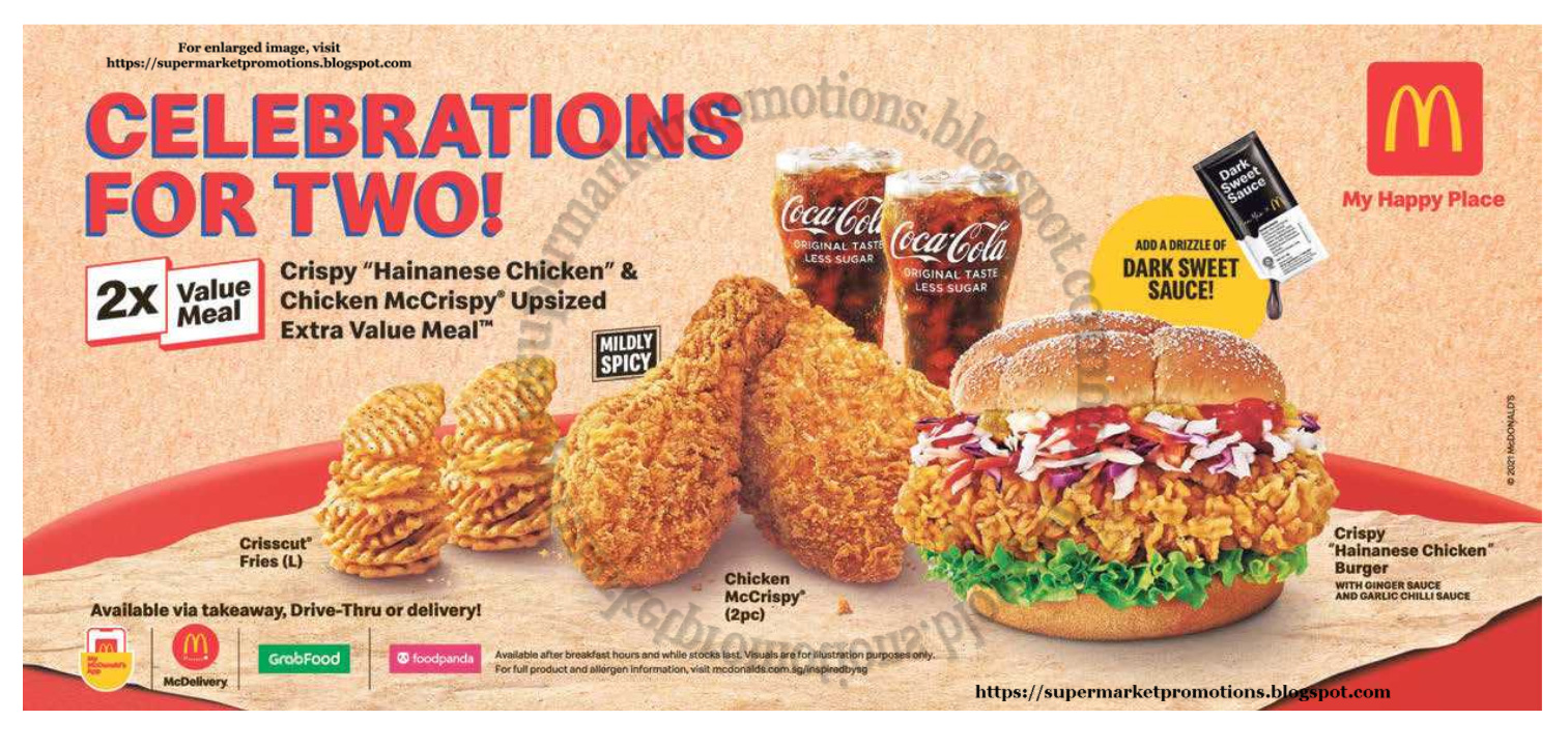 McDonald's Celebrations For Two Promotion 12 August 2021 ~ Supermarket ...