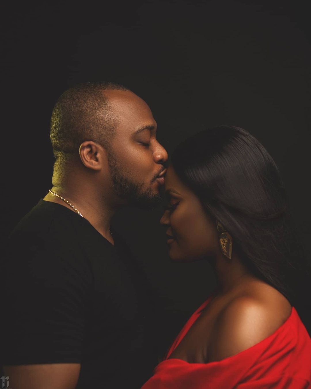 Loved Up Photos of Chizzy Alichi and her husband
