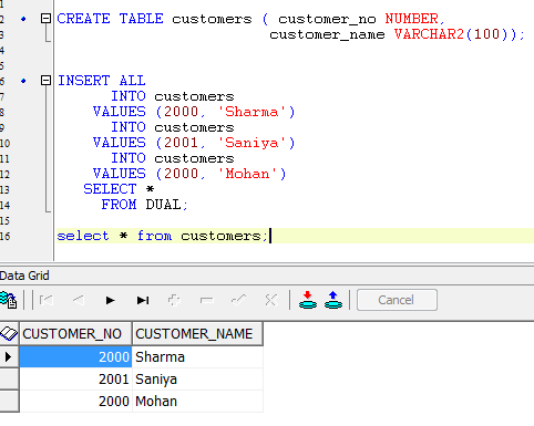 Query to insert more than one record at a time in SQL ~ whereisstuff