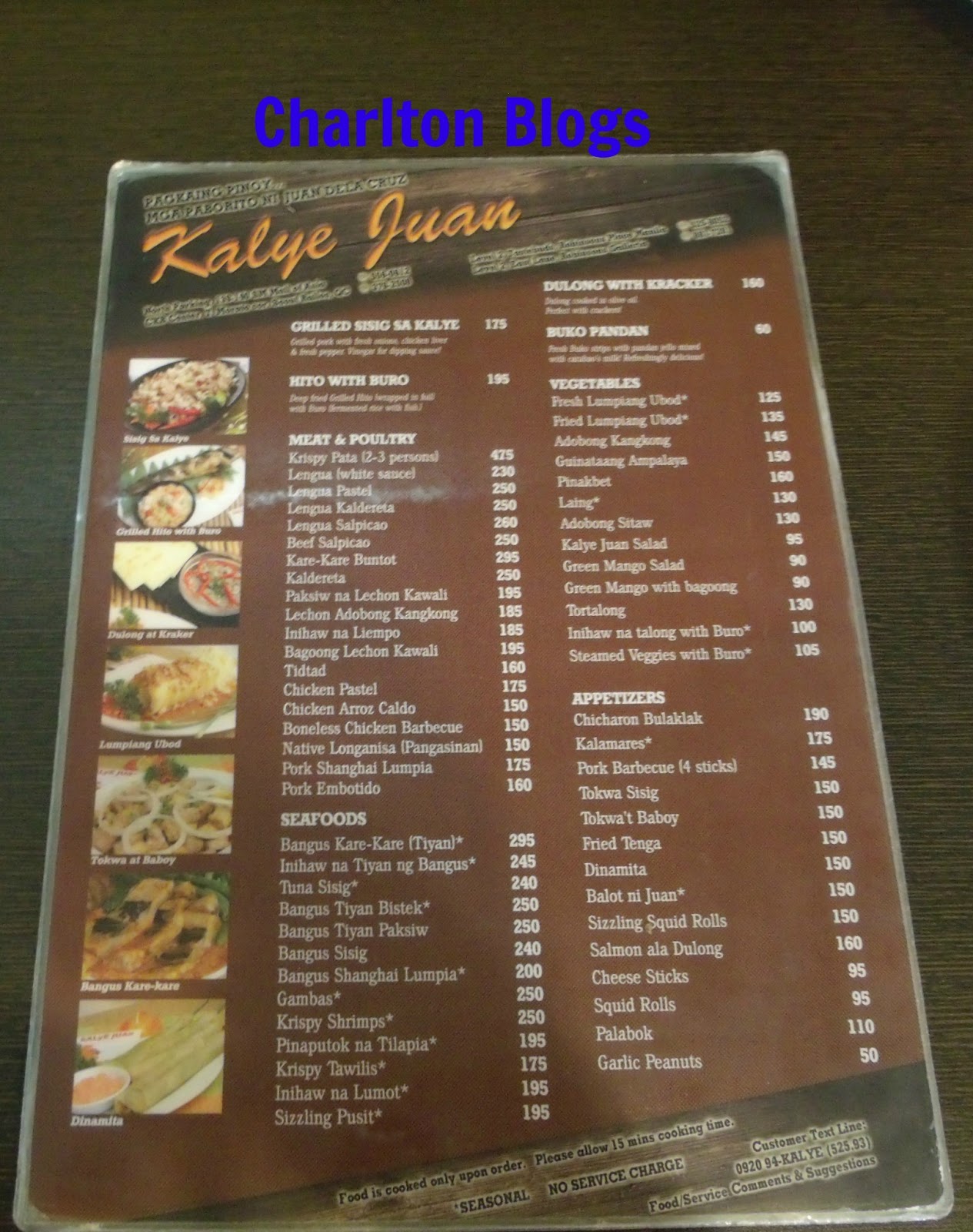 EAT EXPLORE EXPERIENCE: Kalye Juan MOA Restaurant Review
