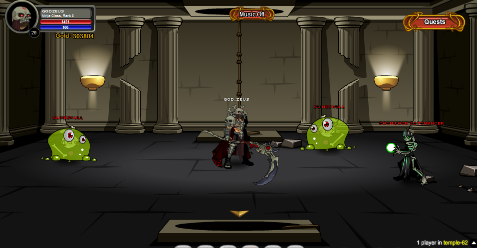 AQW News Brasil: Tutorial: Temple of DoomWood