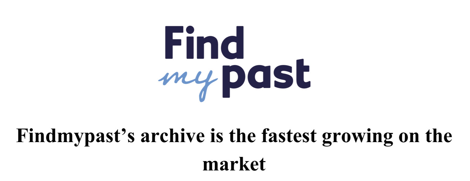 Trials and Tribulations of a Family Historian: FindMyPast Press Release ...