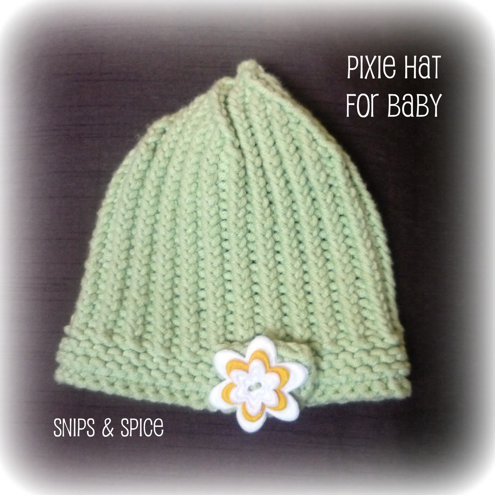Snips & Spice: Baby Pixie Hat