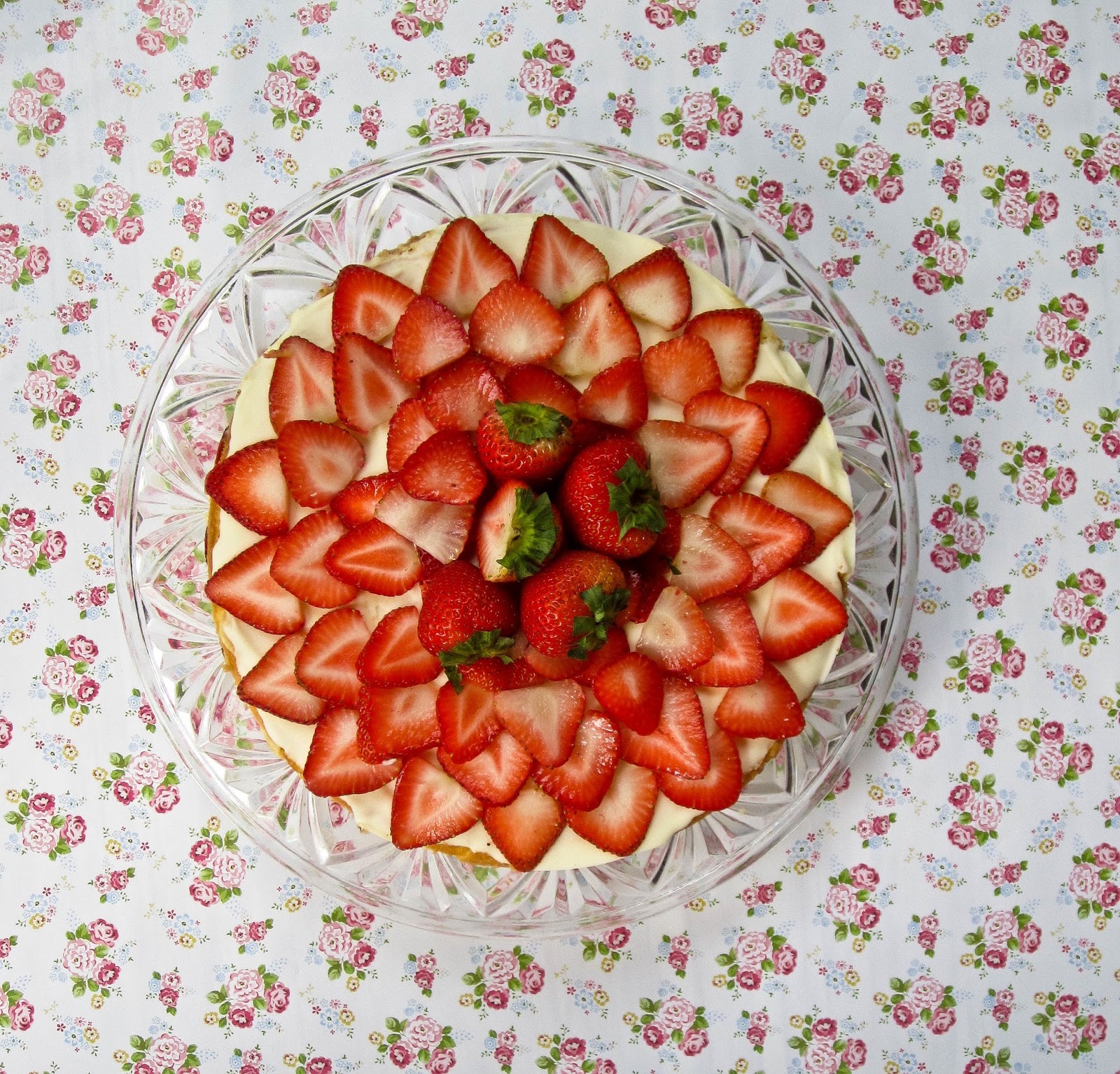 Lemon Génoise with White Chocolate Fraisier