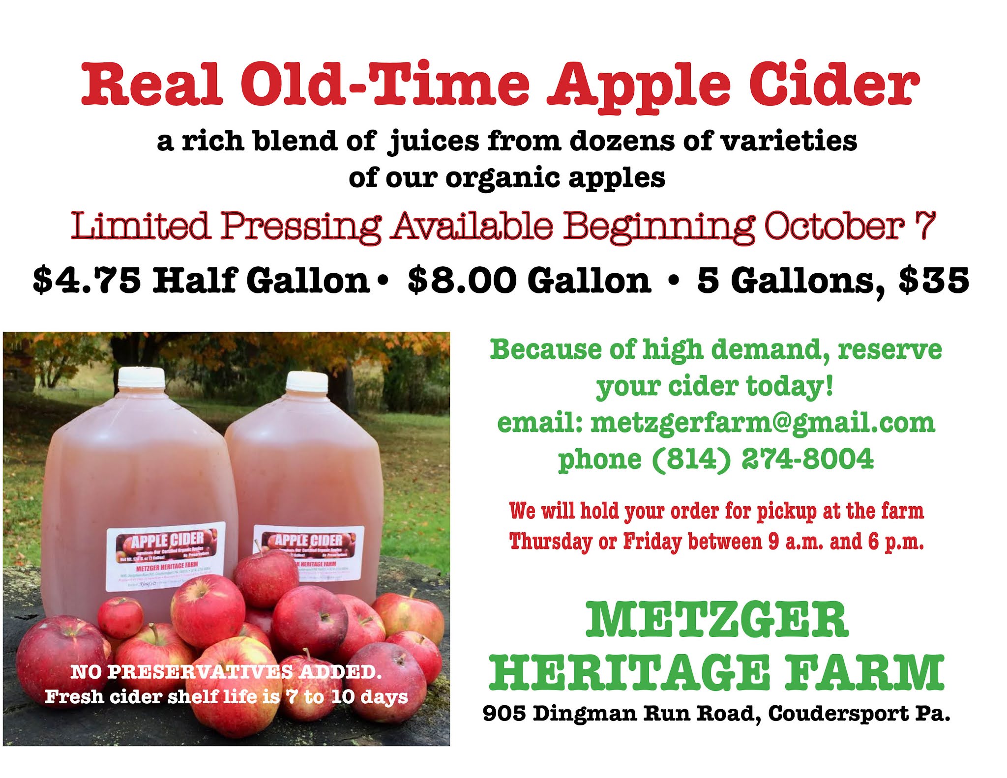 On Metzger Heritage Farm