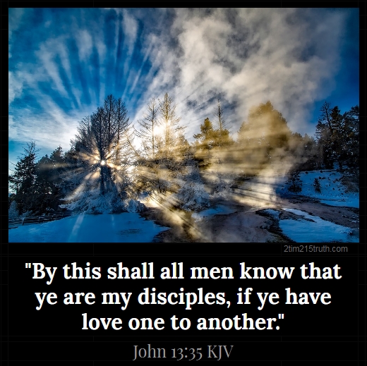 2 Timothy 2:15 Truth: Verse of the Day: John 13:35 KJV