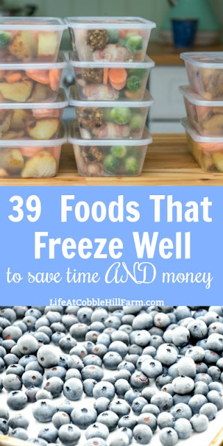 34 + Foods That Freeze Well To Save Time AND Money! | Life At Cobble ...