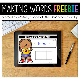 Making Words Model Lesson - Firstgraderoundup