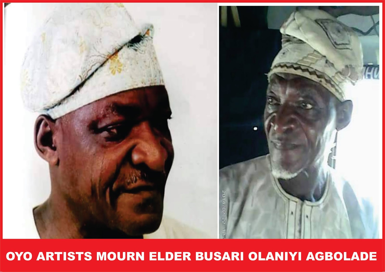 AZA Artists and Writers Movement: Oyo Artists mourn Elder Busari ...