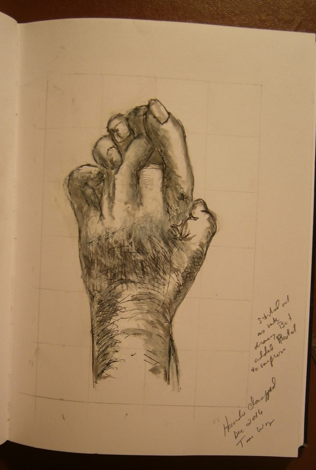 Tom Wagen's Art: Clasped Hands