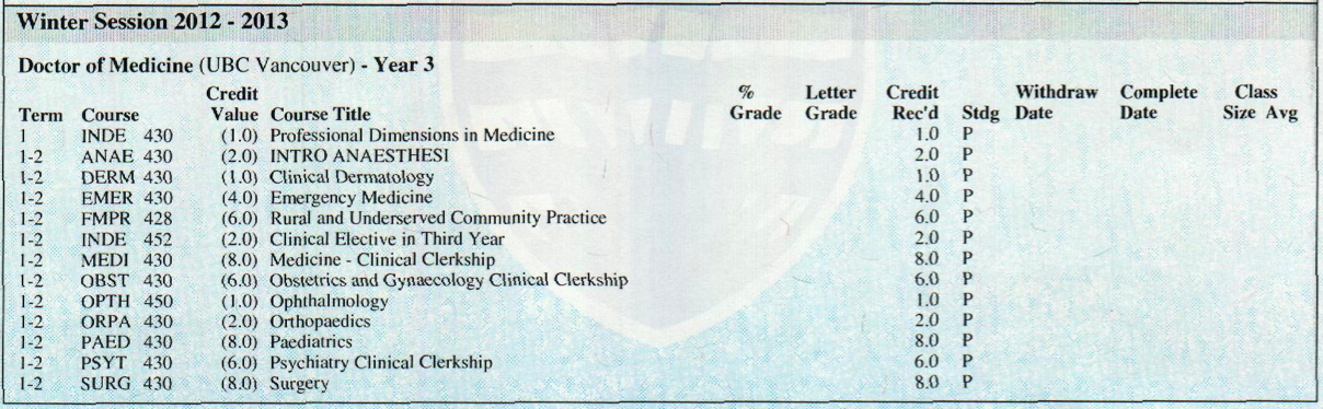 Winding Spiral Case: Medical School -- Schedules & Exams
