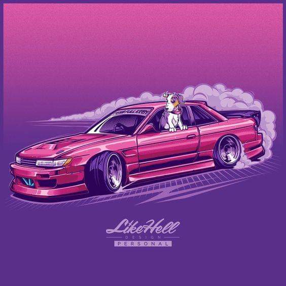 A compilation of JDM Cartoon Digital Art part-1 - LAPAK MOBIL DAN MOTOR ...