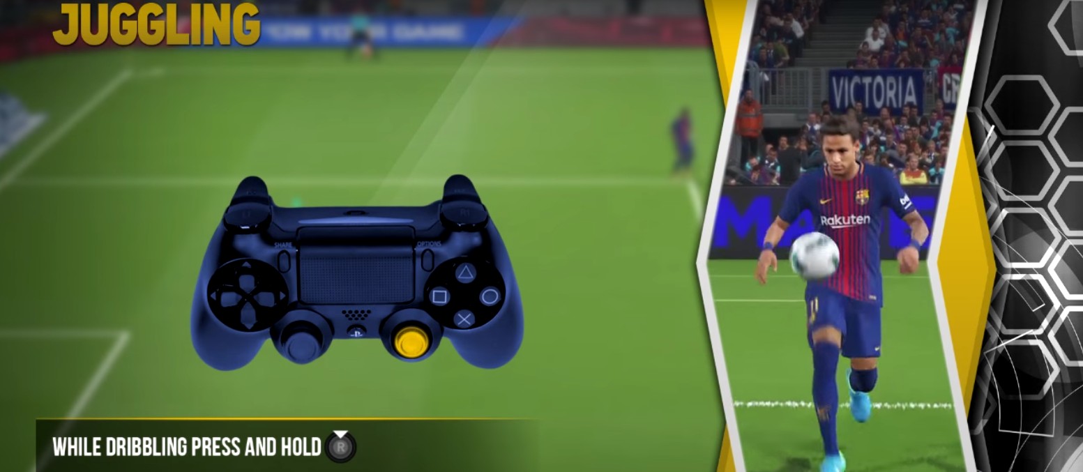 Tutorial Skill move / gocekan PES 2018 terbaru November 2017 - BLOK GAME