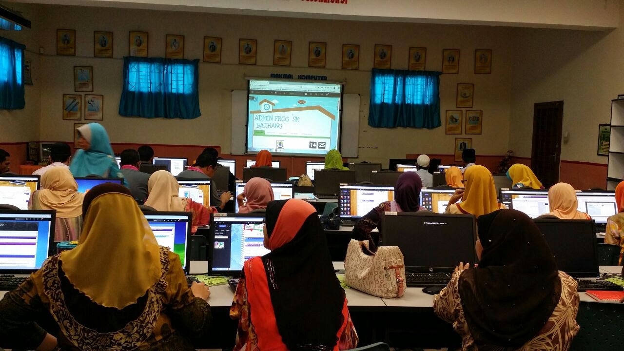 BLOG RASMI SK BACHANG: Latihan Dalam Perkhidmatan (Frog VLE)