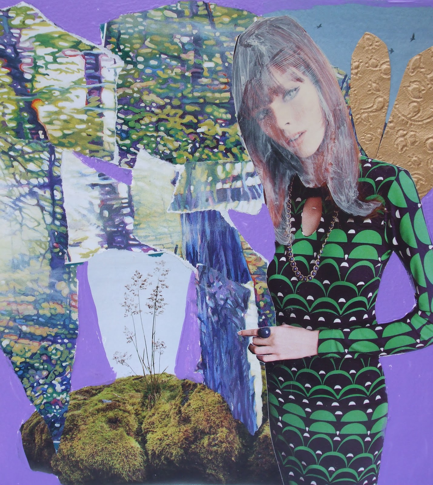 TRANSFORMATIVE ARTS RESOURCE: Paint Over Collage