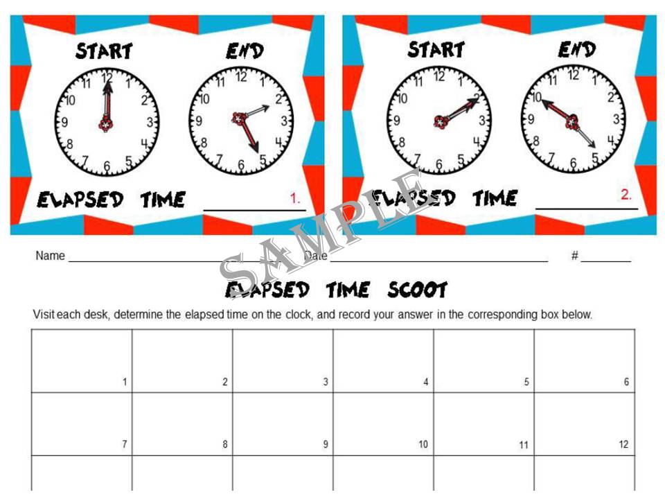 Hodges Herald: Product Review - Elapsed Time Task Cards