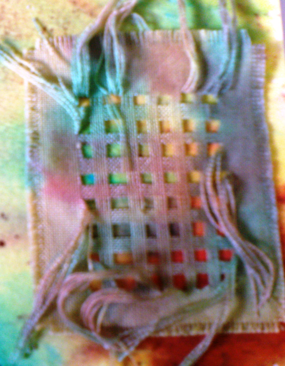 Stitch mark: Drawn Thread Work