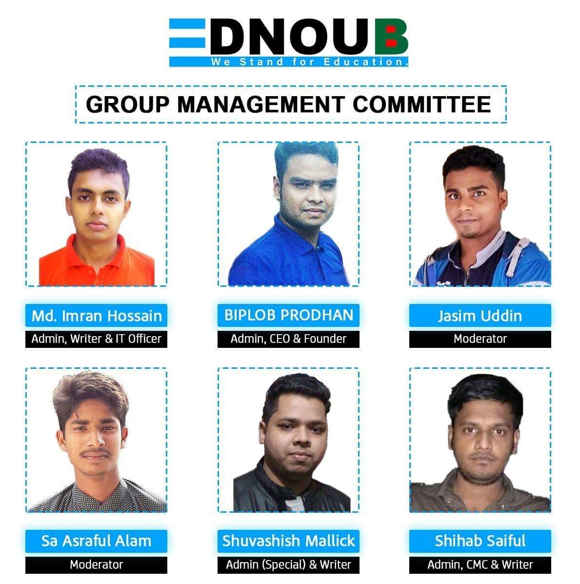 Admin & Moderator Final Selection, EDNOUB.